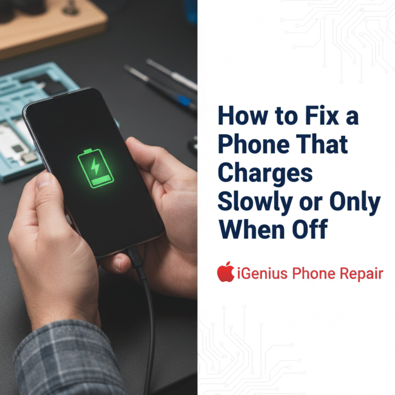 How to Fix a Phone That Charges Slowly or Only When Off | iGenius Phone ...